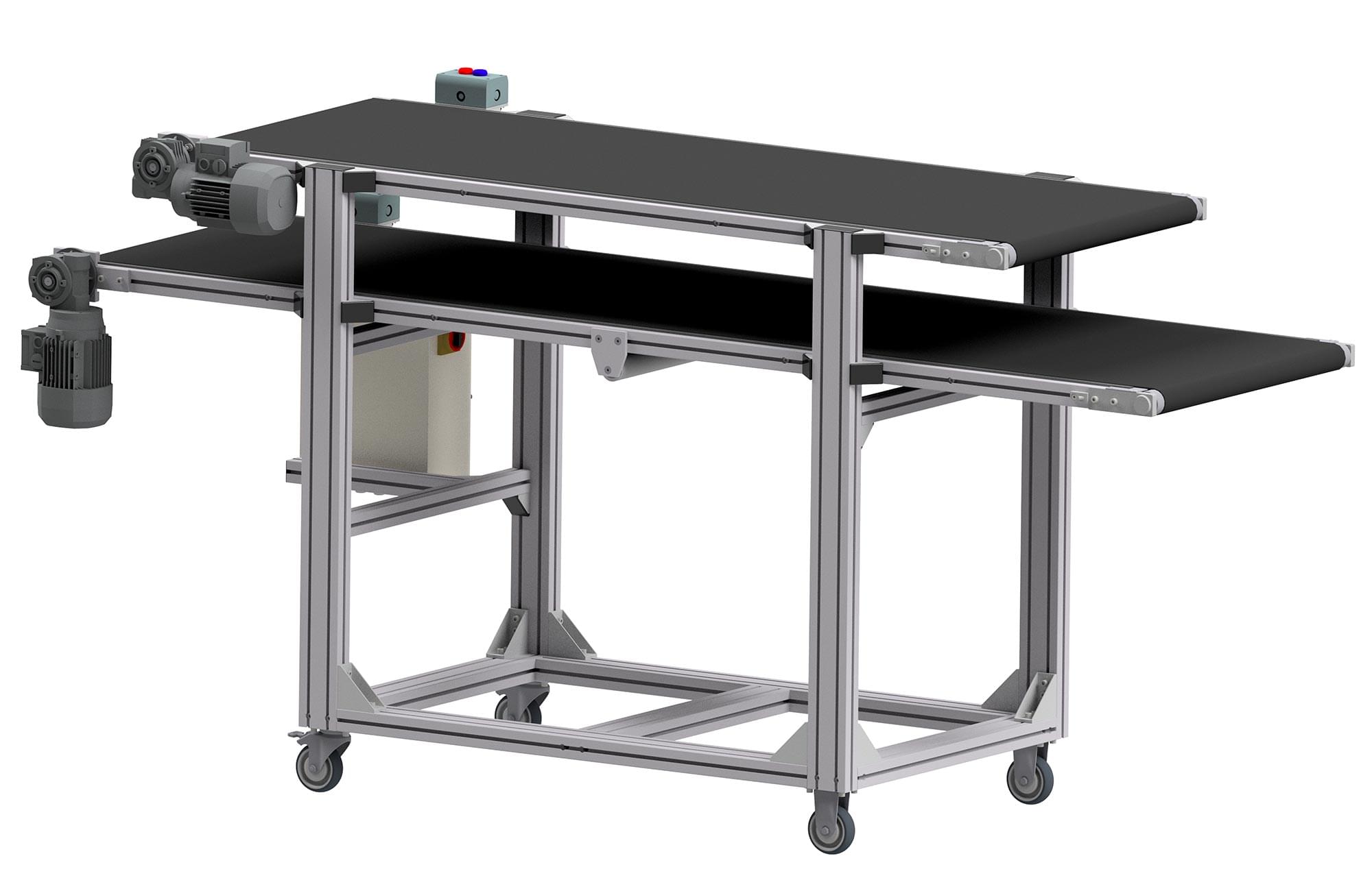 Linear belt conveyors | ALUTEC KK s.r.o.